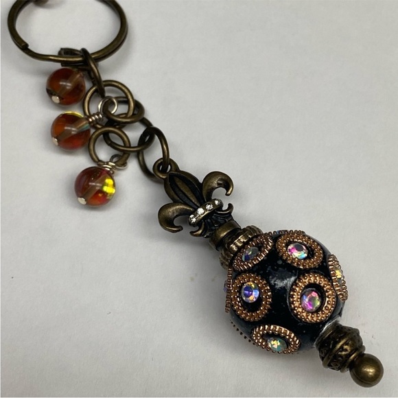 Hand Crafted | Accessories | Antique Gold Keychain With Oversized ...